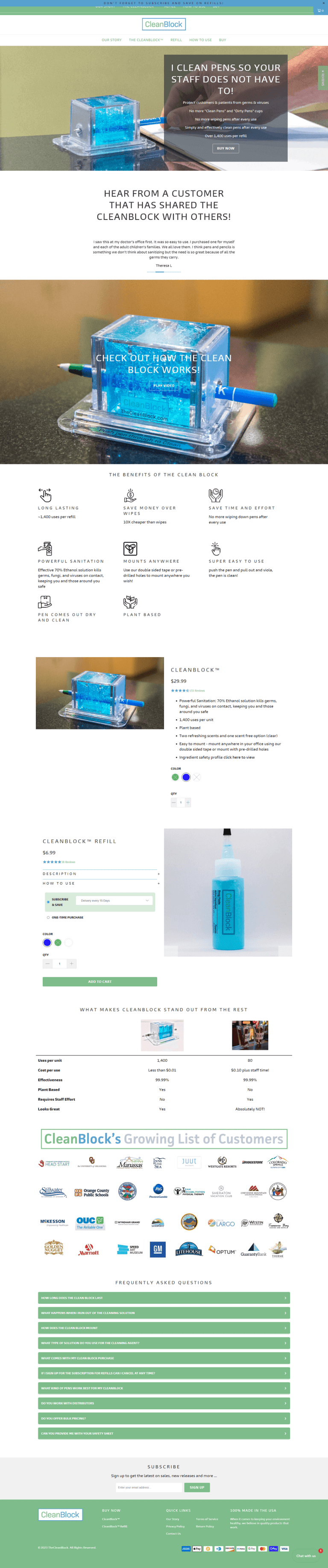 The Clean Block - Classic Soft Web Technology